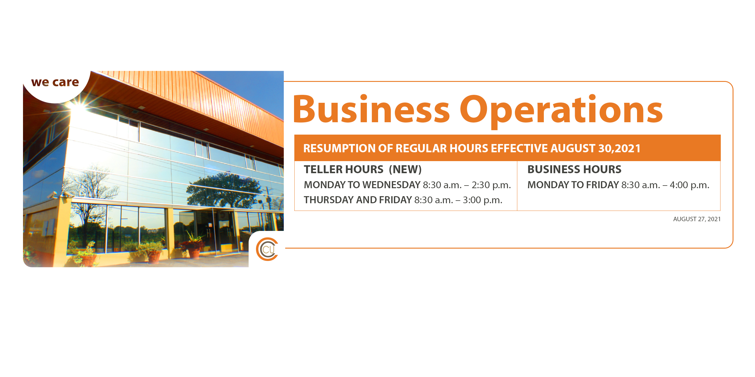 Community Care Credit Union | Showing our community we care